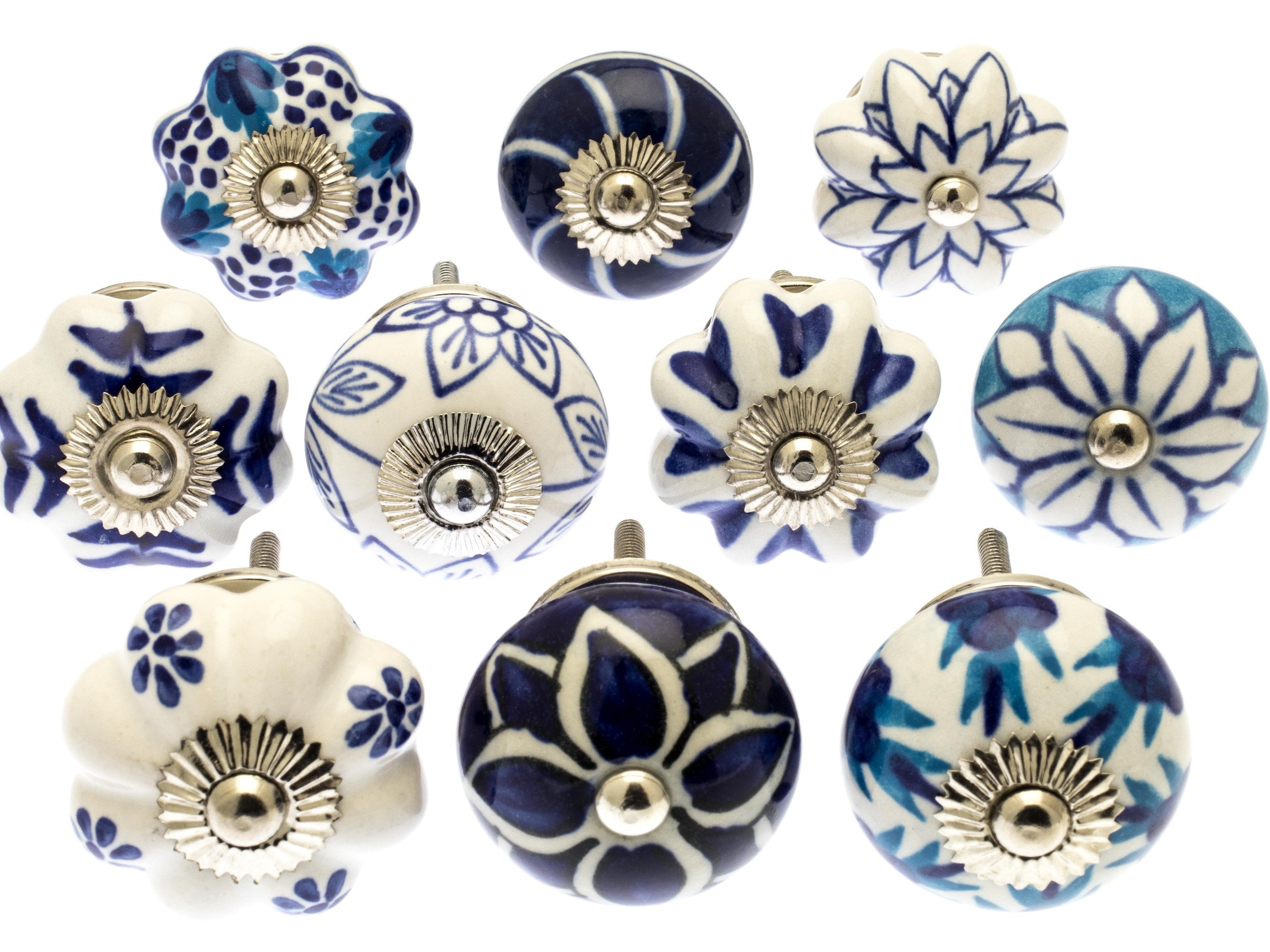 Classic & Vintage Ceramic Knobs – Ideal for Doors, Drawers, Wardrobes – Mango Tree Knobs