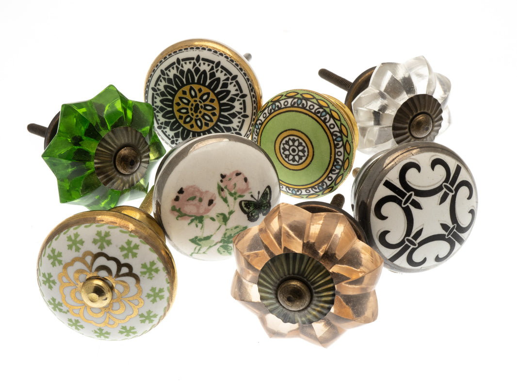 Classic & Vintage Ceramic Knobs – Ideal for Doors, Drawers, Wardrobes – Mango Tree Knobs